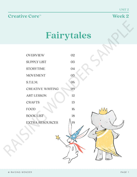 FAIRY TALE UNIT – Sarah Jane Studios