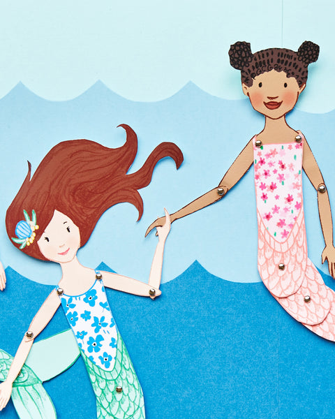 Mermaid Paper Puppets – Sarah Jane Studios